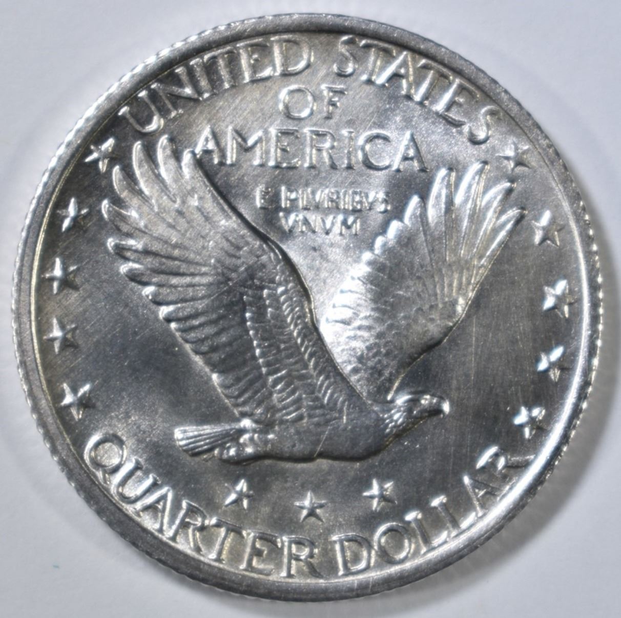 1919 STANDING LIBERTY QUARTER GEM BU FH