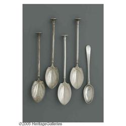 American Colonial Silver Spoon & Seal Tip Spoons An American Colonial ...