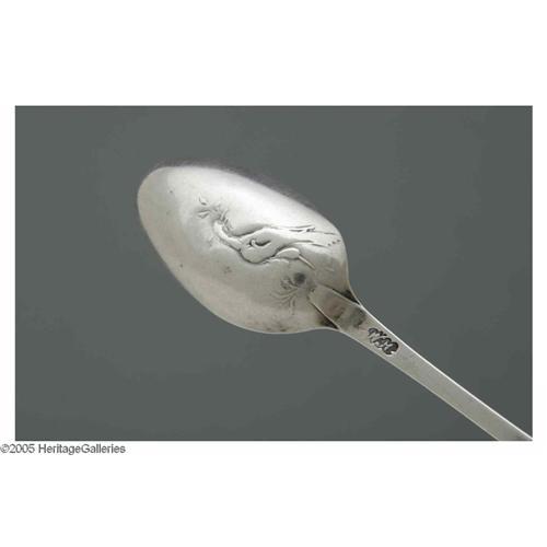 American Colonial Silver Spoon & Seal Tip Spoons An American Colonial ...