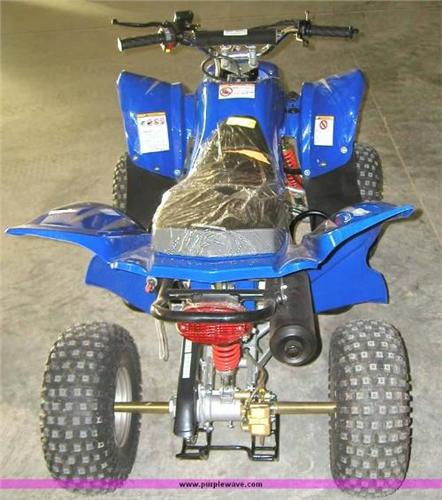 Baja 90 blue ATV 90cc 4 Wheeler ATV