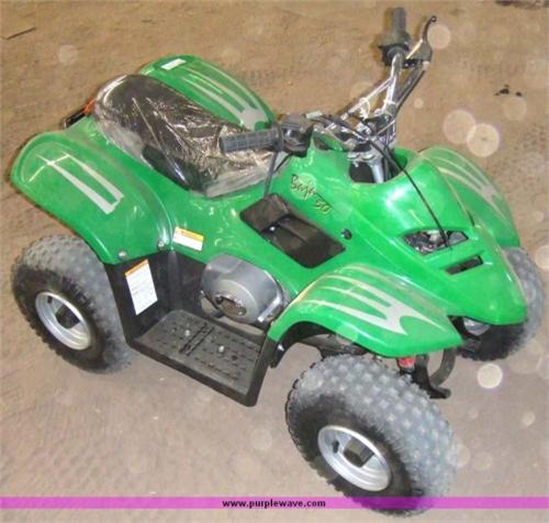 2005 Baja 50 green ATV