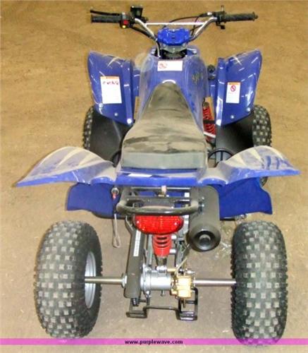 Baja 90 blue ATV 90cc, electric start