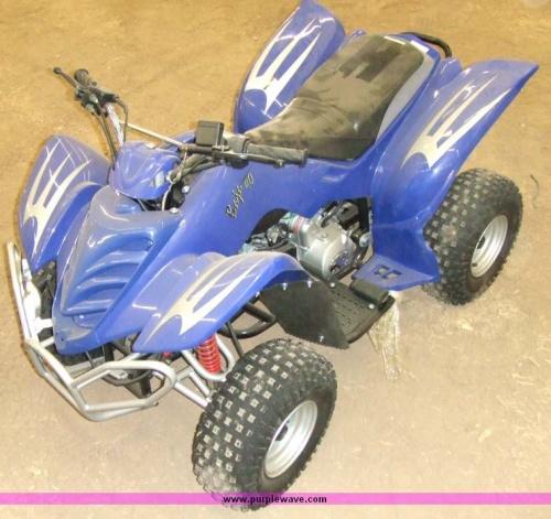 Baja 90 blue ATV 90cc, electric start