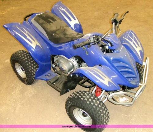 Baja 90 blue ATV 90cc, electric start