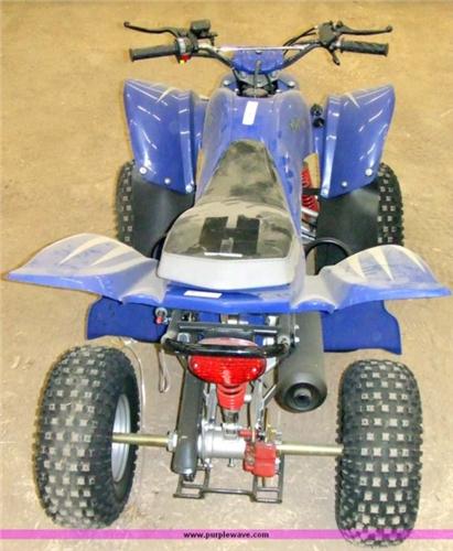 Baja 90 blue ATV 90cc, electric start