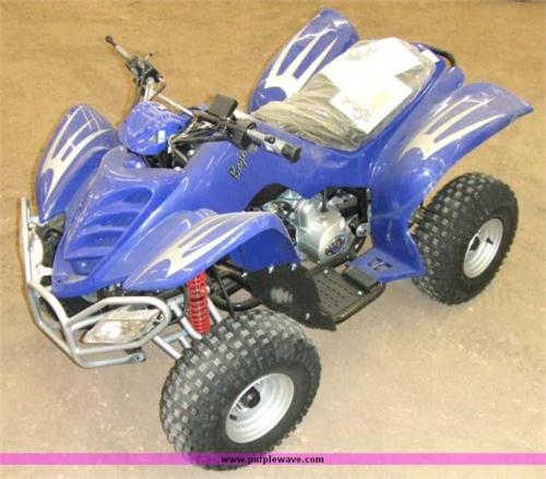 Baja 90 blue ATV 90cc, electric start