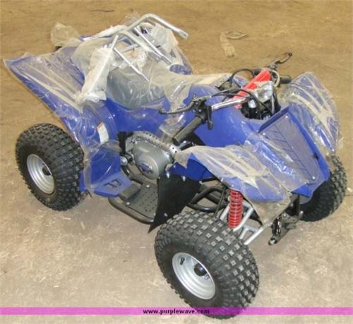 Baja 90 blue ATV 90cc, electric start