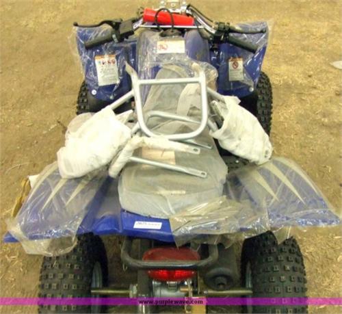 Baja 90 blue ATV 90cc, electric start