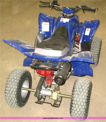 Baja 90 blue ATV 90cc, electric start
