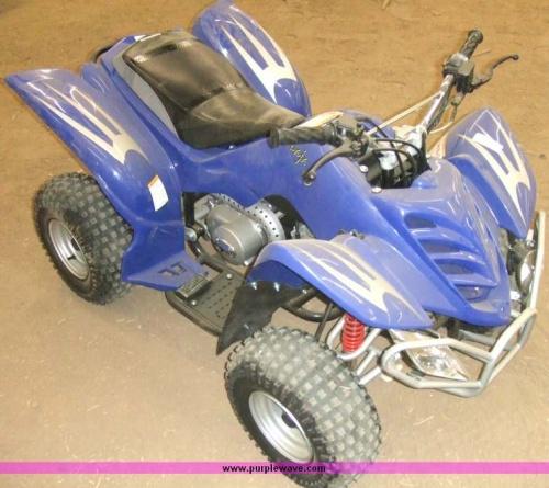 Baja 90 blue ATV 90cc, electric start