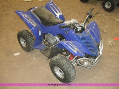 Baja 90 blue ATV 90cc, electric start
