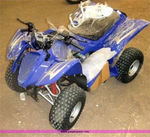 Baja 90 blue ATV 90cc, electric start