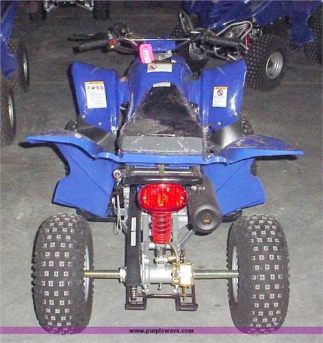 Baja 90 blue ATV Oversized pneumatic ti
