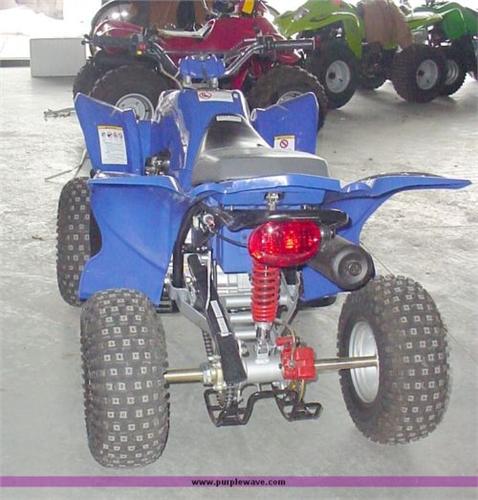 Baja 90 blue ATV Oversized pneumatic ti