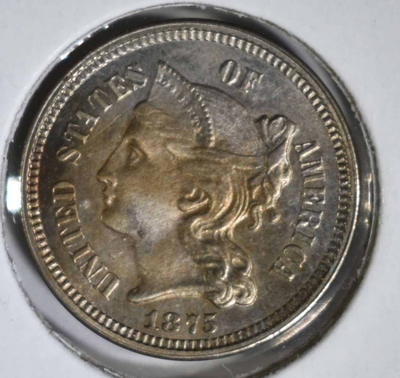 1875 3 CENT NICKEL PROOF