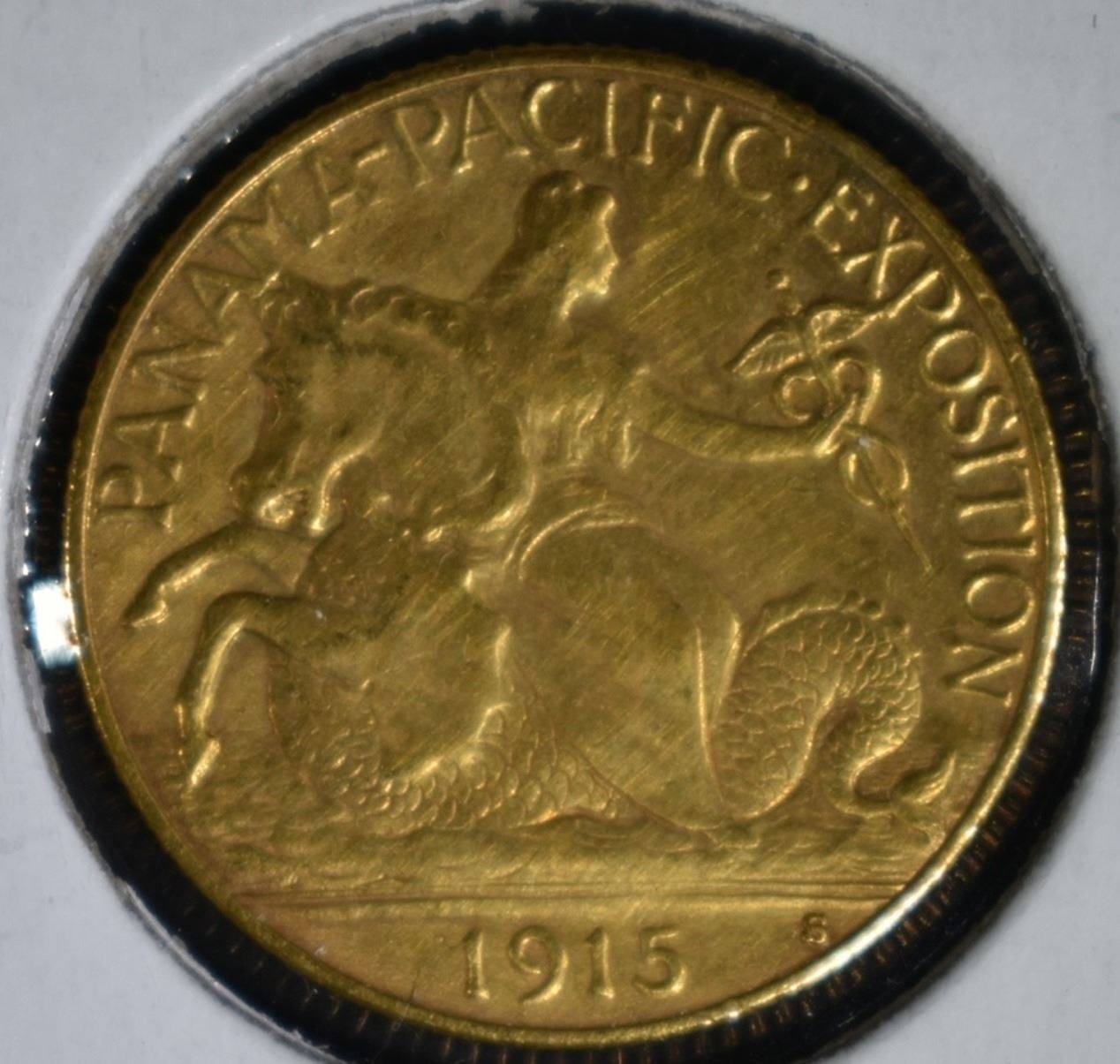 1915-S PAN PAC $2.5 GOLD COMMEM AU/BU