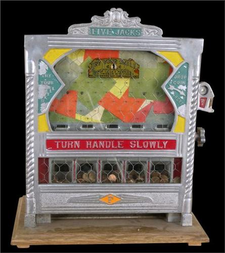 Fields 5 Jacks Penny Flip Game