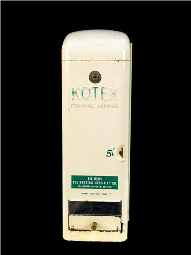Kotex machine 5 cents circa 1940's