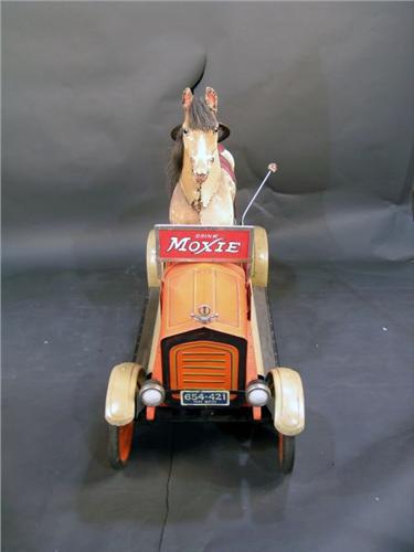 "Moxie" Horse on Pedal Car w/ photo of full size car