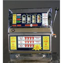 "Bally" 25 cent 4 reel slot machine Model 989