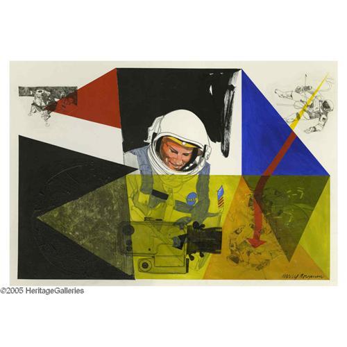 HARRY M. BORGMAN, Astronaut, Illustration HARRY M. BORGMAN (American ...