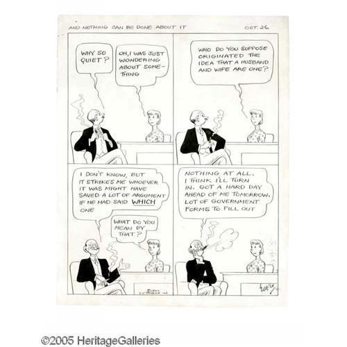 HAROLD T. WEBSTER, Cartoon Illustration, 1944 HAROLD T. WEBSTER ...