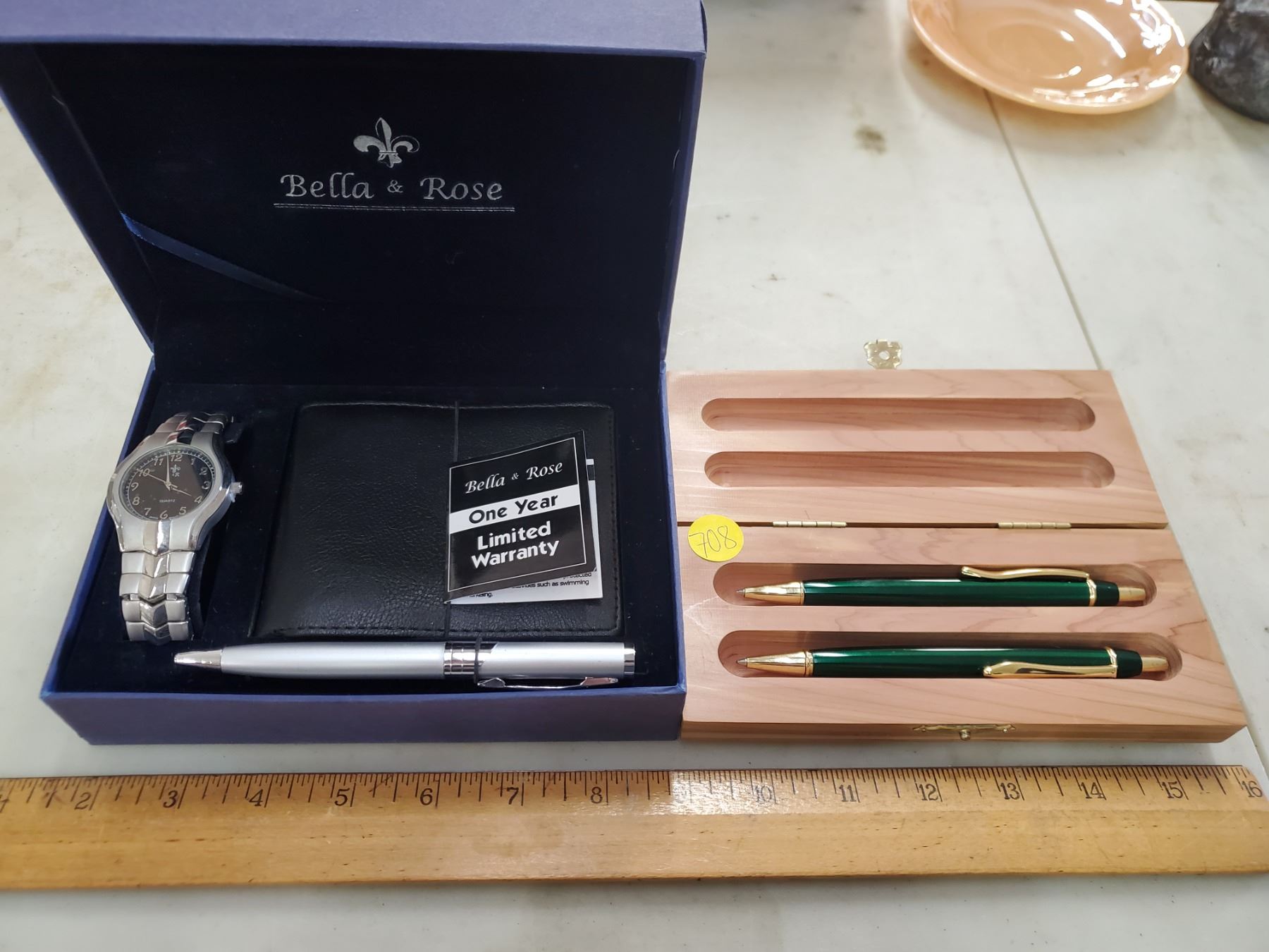 FOUNTAIN PEN SET, WATCH & PEN SET - Schmalz Auctions