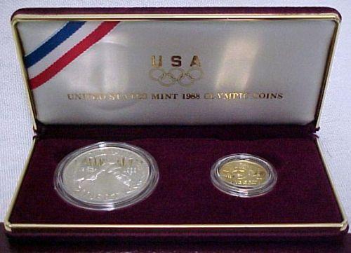 U.S. Mint 1988 Olympic Coins proof set