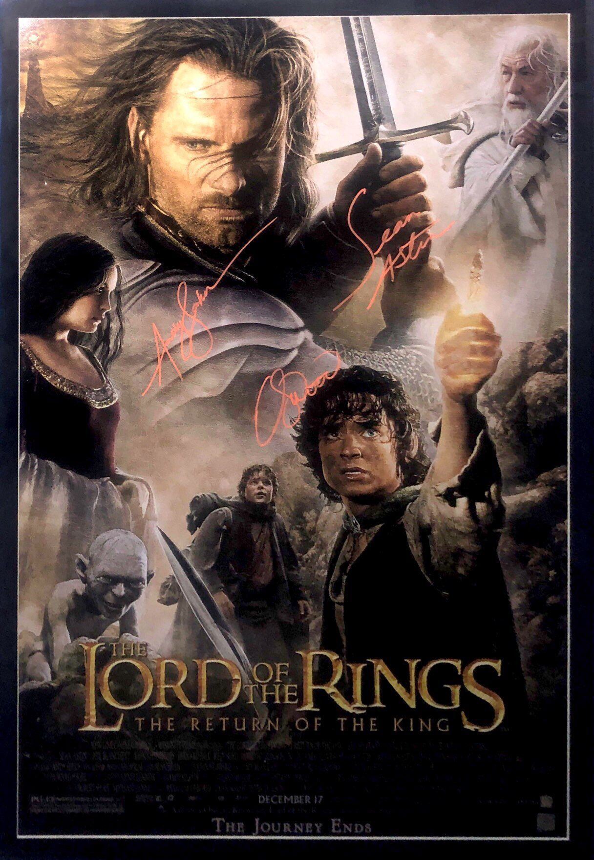 Signed Lord Of The Rings: The Return Of The King - Poster