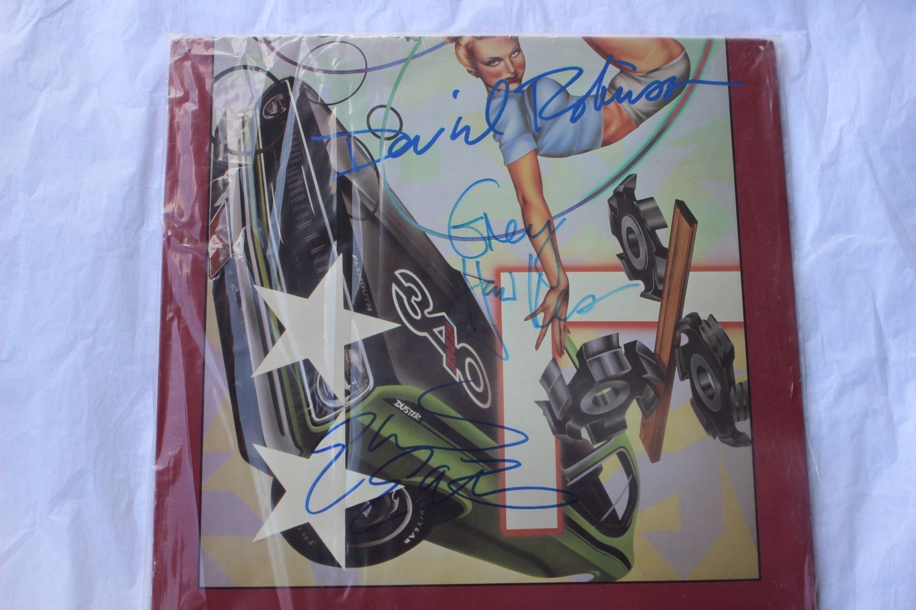 Signed Cars "Heartbeat City" Album