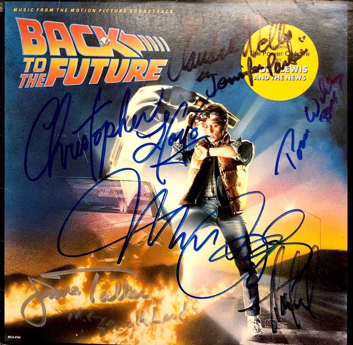 Signed Back To The Future - Soundtrack Album Cover