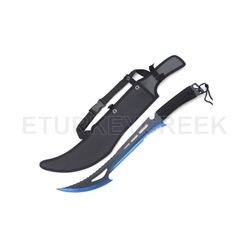 Snake Eye Tactical Zombie Killer Machete Two Tone Blue & Black