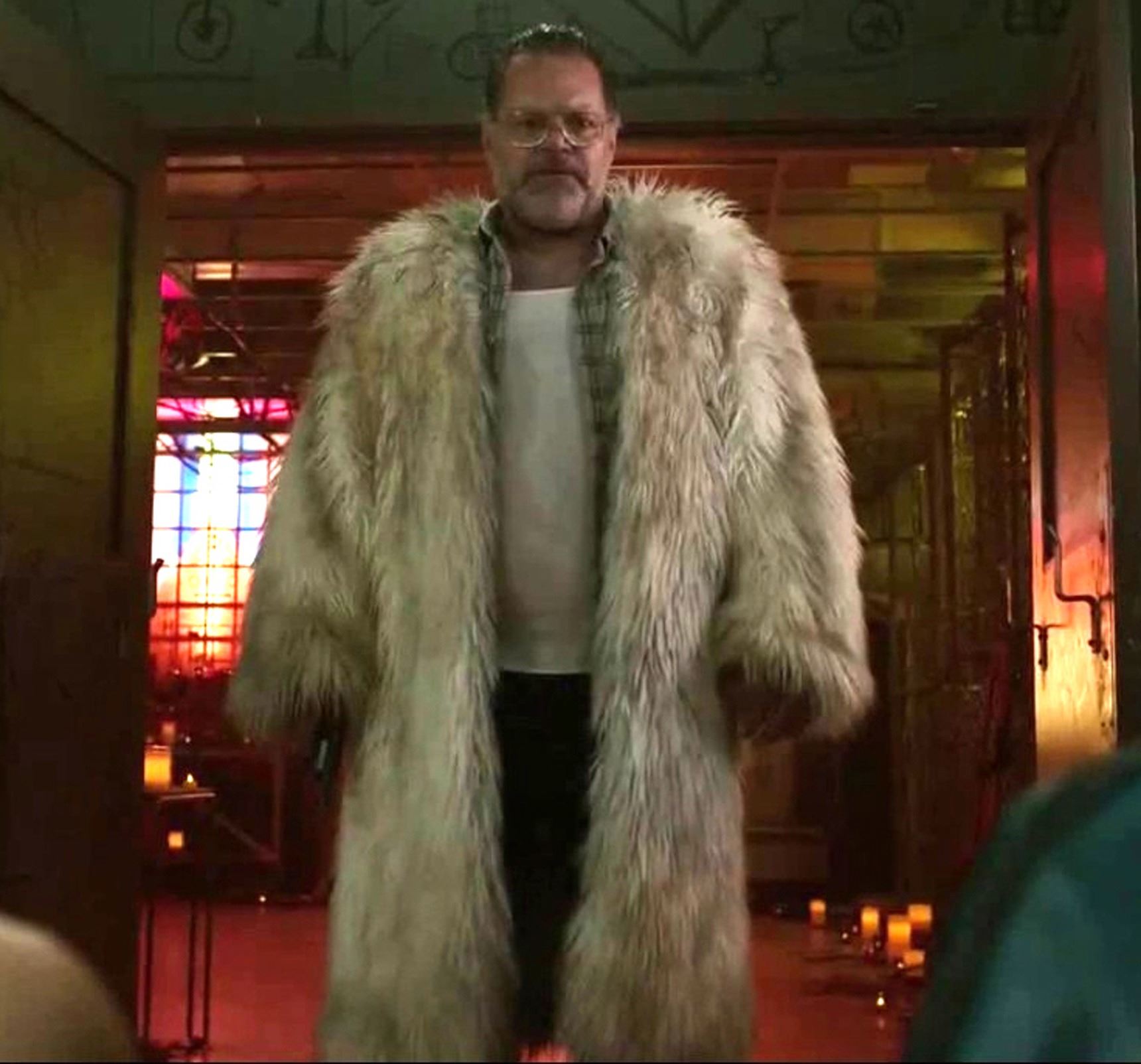 Aaron Douglas 'Gordon Rimmer' Lux Dujour rock star coat from Dirk ...