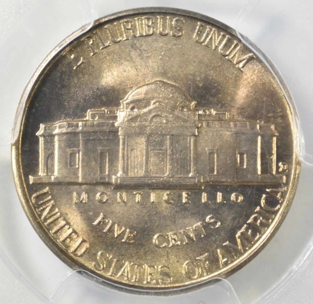 1949-D/S JEFFERSON NICKEL, PCGS MS-66 CAC!