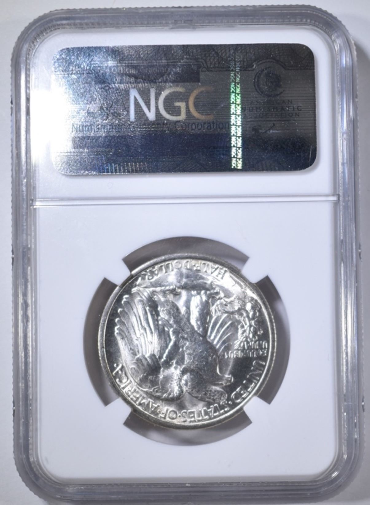 1945-S WALKING LIBERTY HALF DOLLAR NGC MS-64