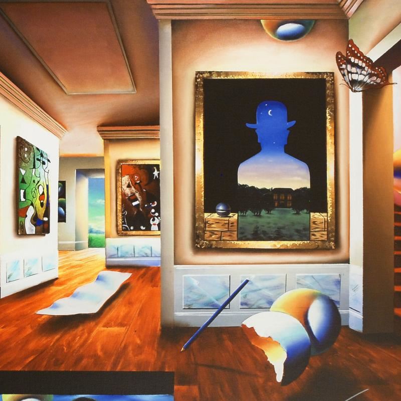 Interior with Magritte by Ferjo