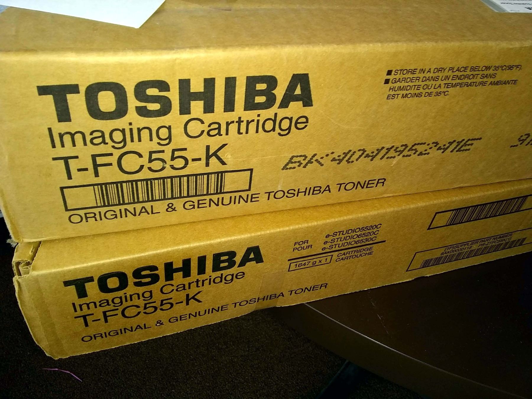TOSHIBA BLACK IMAGING CARTRIDGE T-FC55-K / APPROX. $160.00 NEW