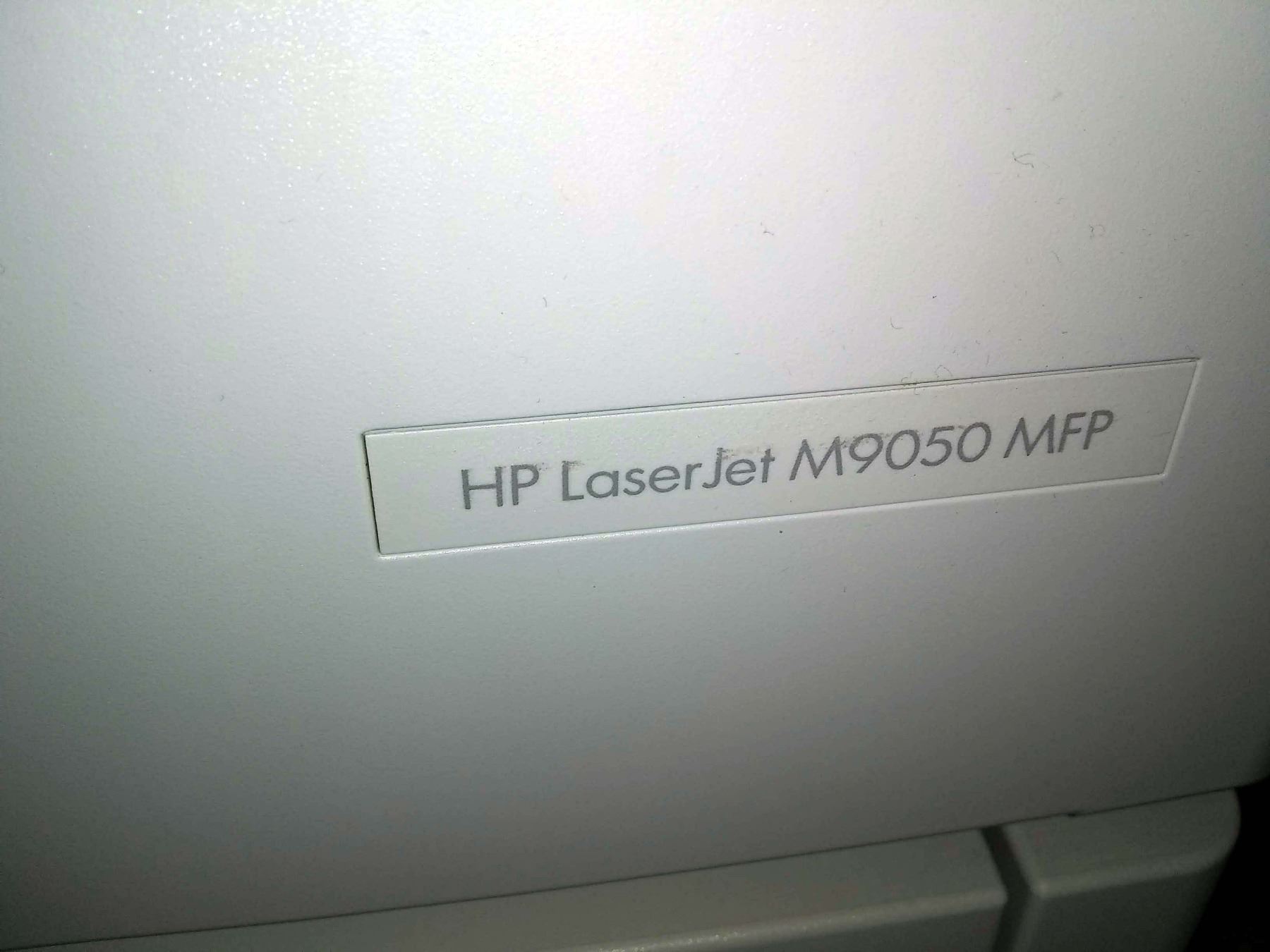 HP COLOR LASERJET M9050 MFP MULTI-FUNCTION PRINTER / COST $3,500.00 NEW
