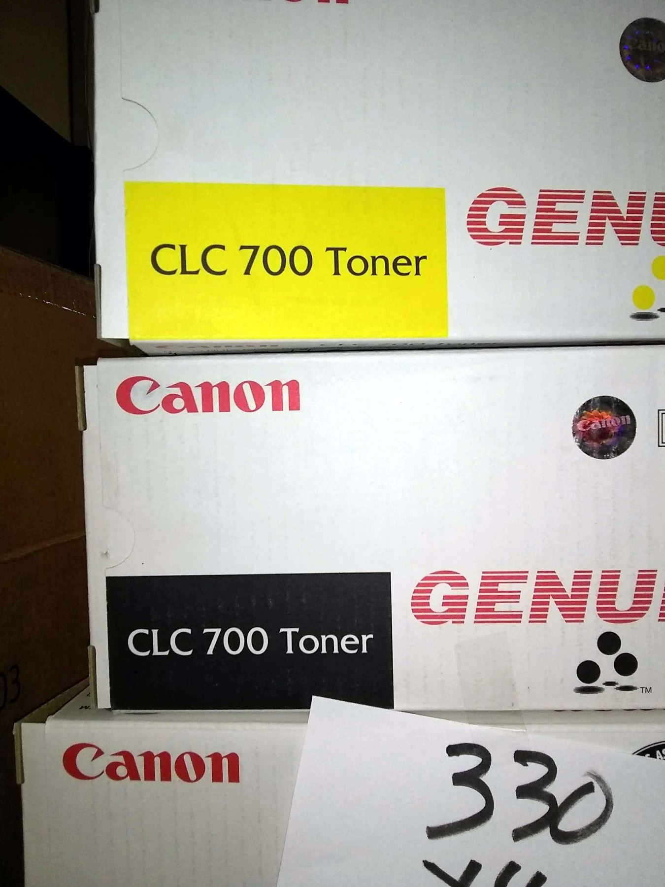 CANON GENUINE CLC 700 TONER / APPROX. $30.00
