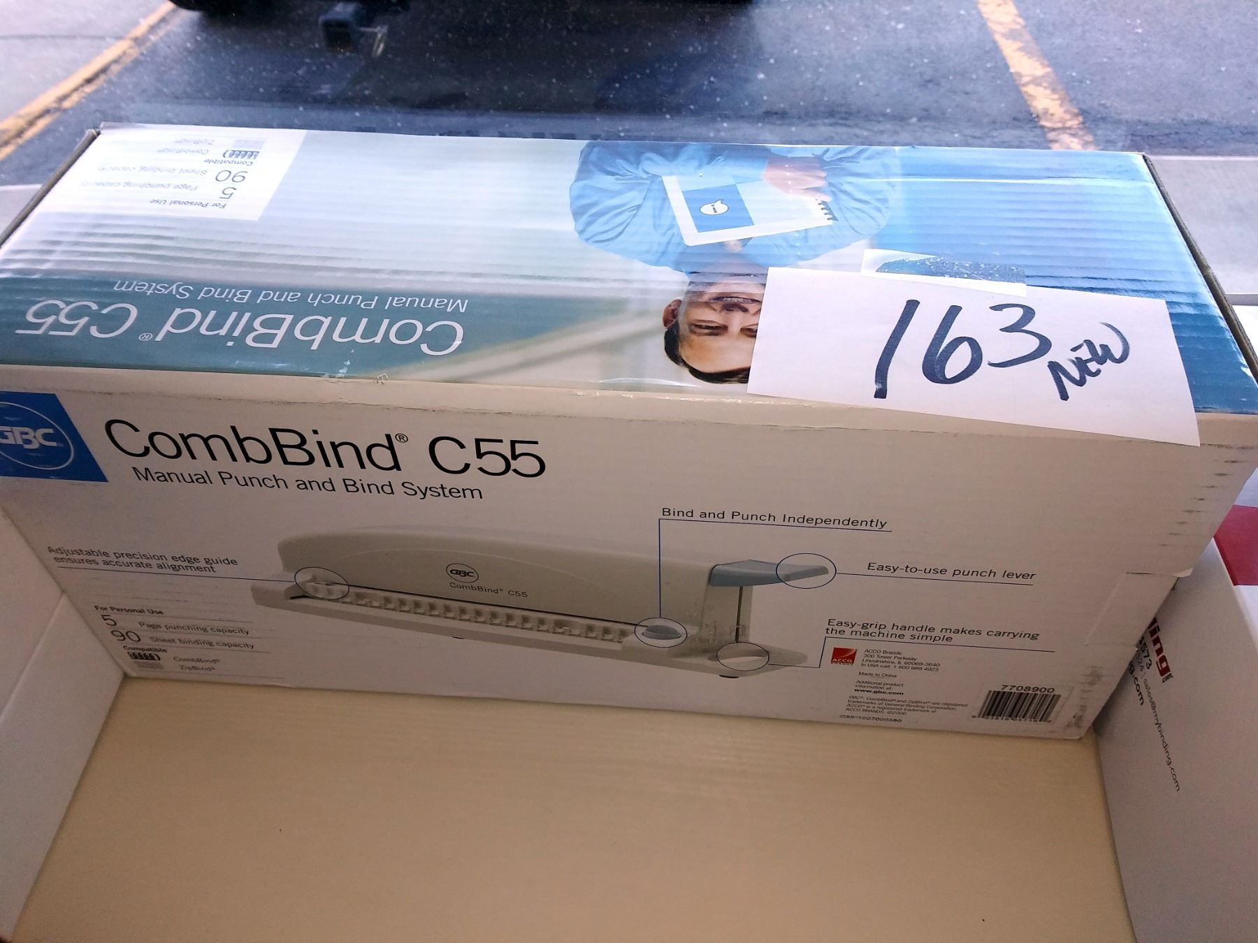 GBC COMBBIND C55, BRND NEW IN BOX / APPROX. $115.00 NEW