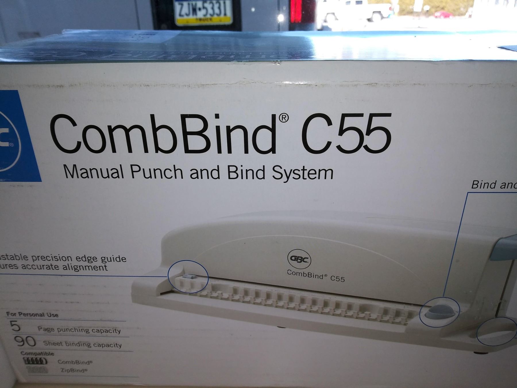 GBC COMBBIND C55, BRND NEW IN BOX / APPROX. $115.00 NEW