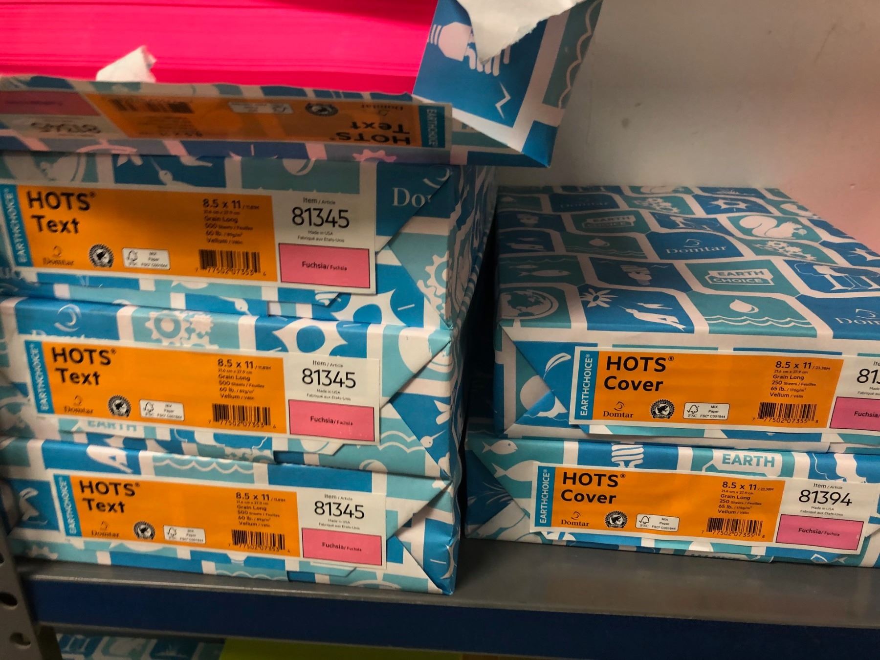 REAMS OF ASSORTED 8.5 X 11 COLOR PAPER