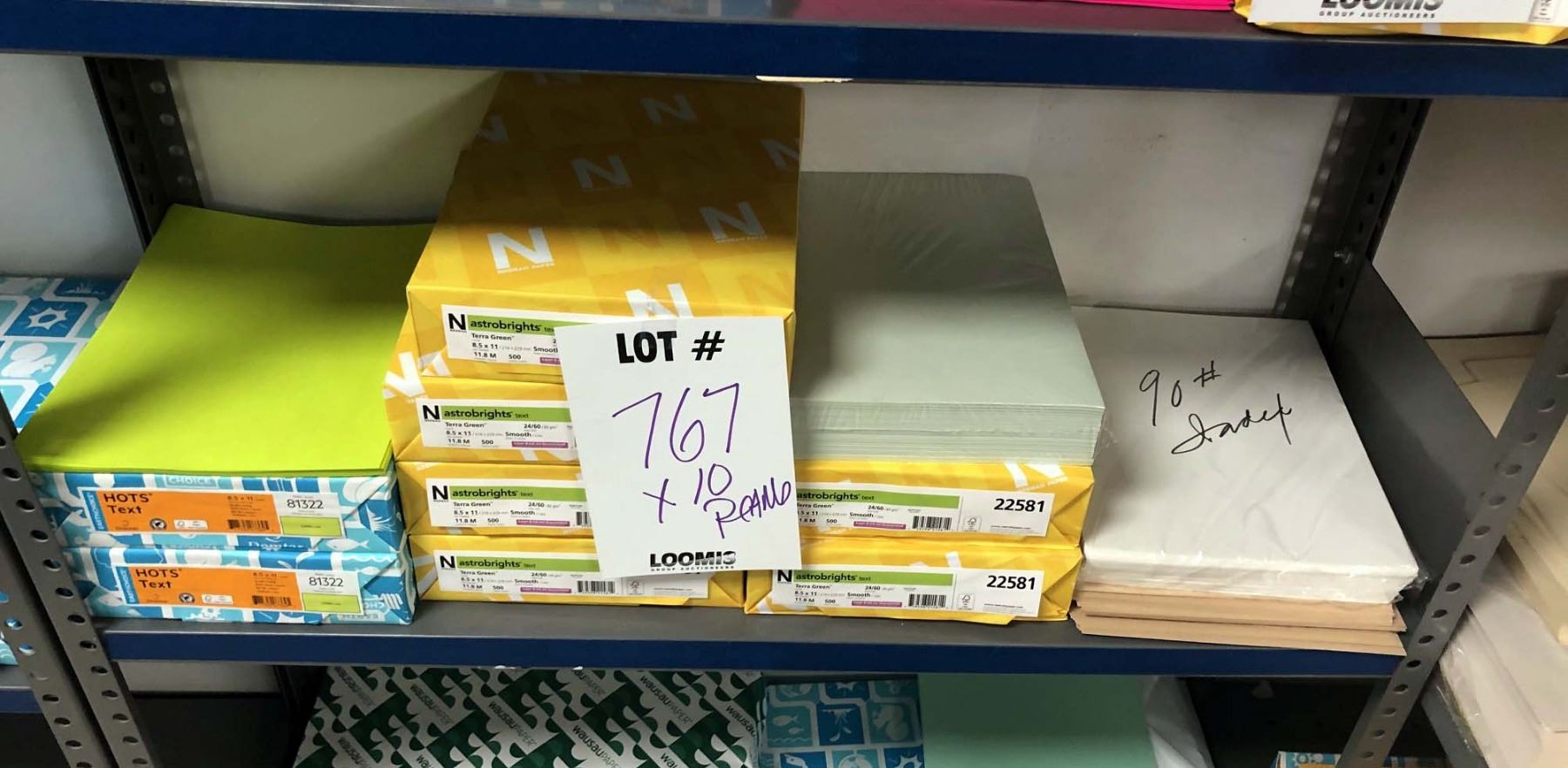 REAMS OF ASSORTED 8.5 X 11 COLOR PAPER