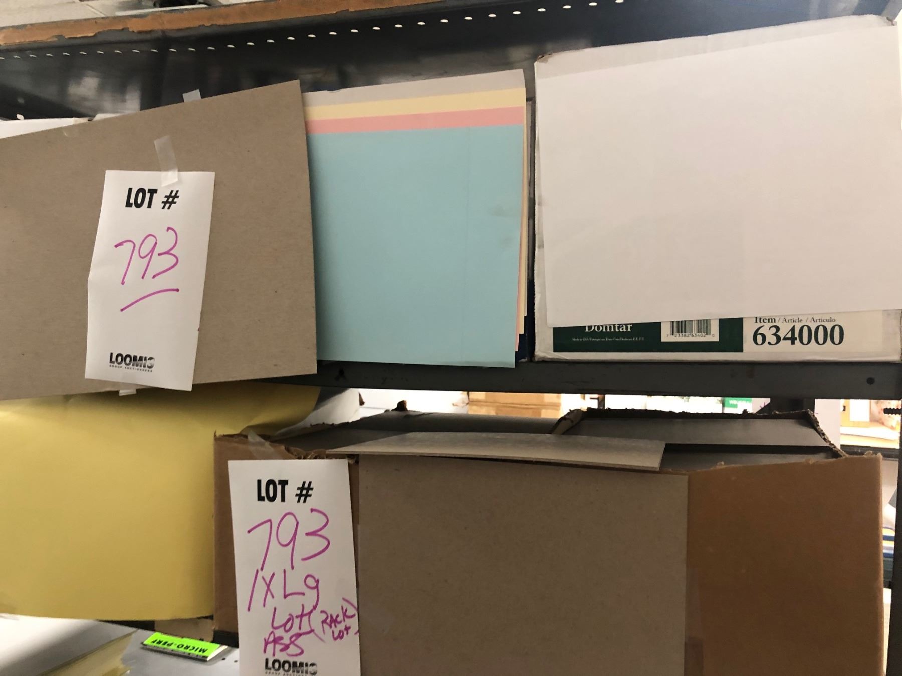 LARGE COLOR PAPER ASSORTMENT LOT