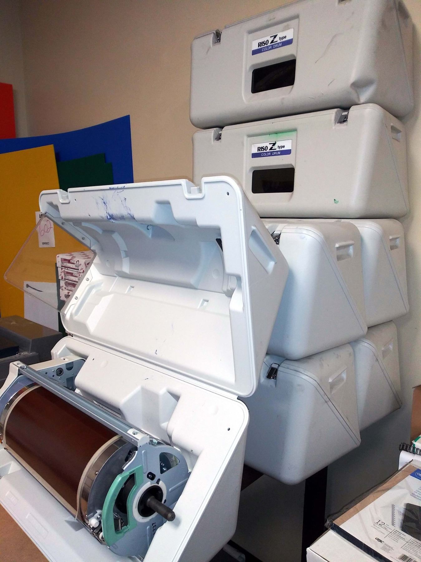 AKA LOT #950 RISO Z TYPE COLOR DRUMS