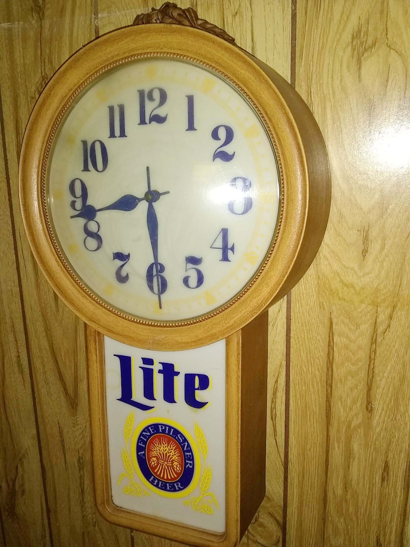 Vintage Miller Lite Lighted Clock