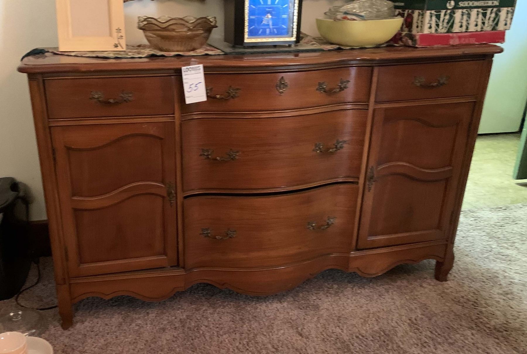 MATCHING HARD ROCK MAPLE BUFFET TABLE