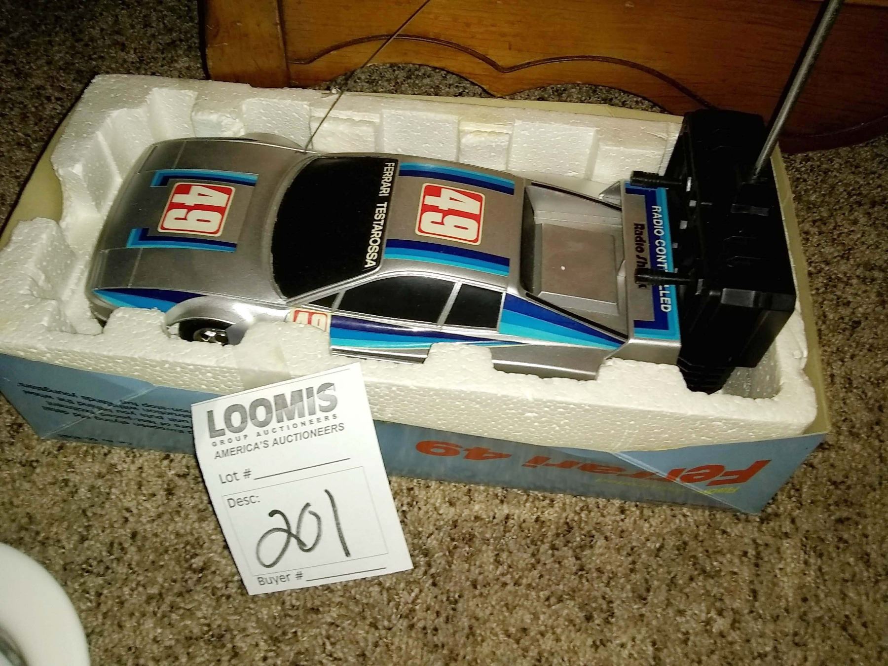 VINTAGE RADIO SHACK RADIO CONTROLLED FERRARI