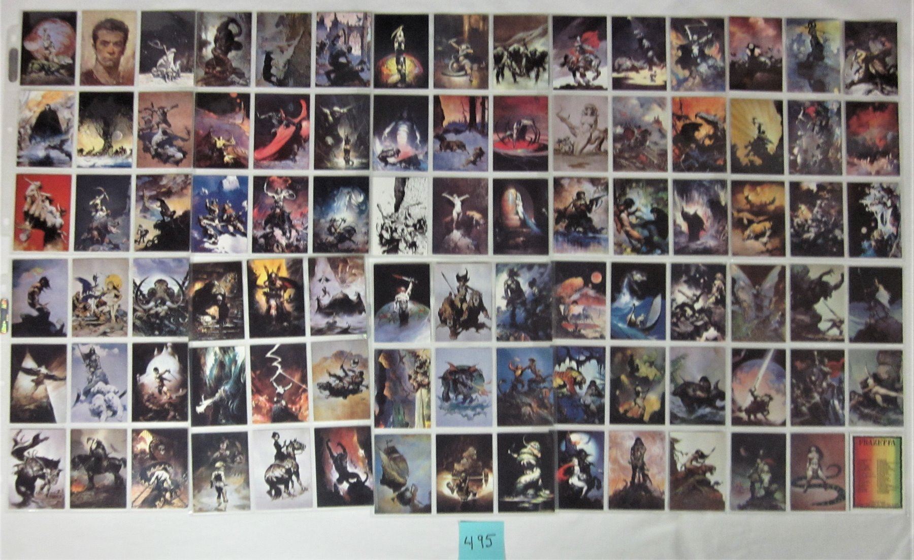 2 SETS FANTASY ART CARDS (SET 90 1991 FRANK FRAZETTA, SET 90 1991 BORIS ...