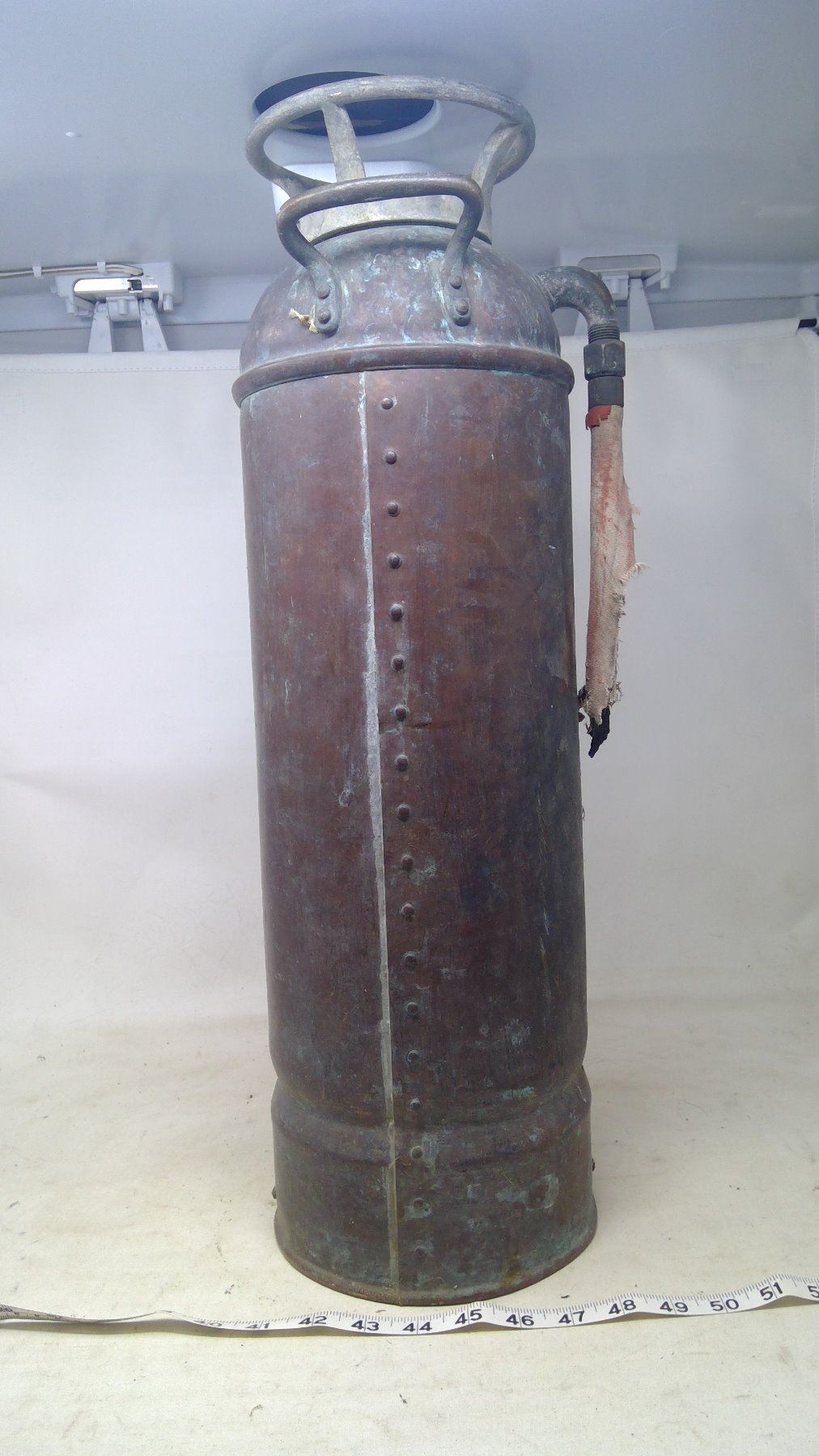 OLD 'THE GUARDIAN' FIRE EXTINGUISHER MANUFACTURED BY NATIONAL MFG. CO ...